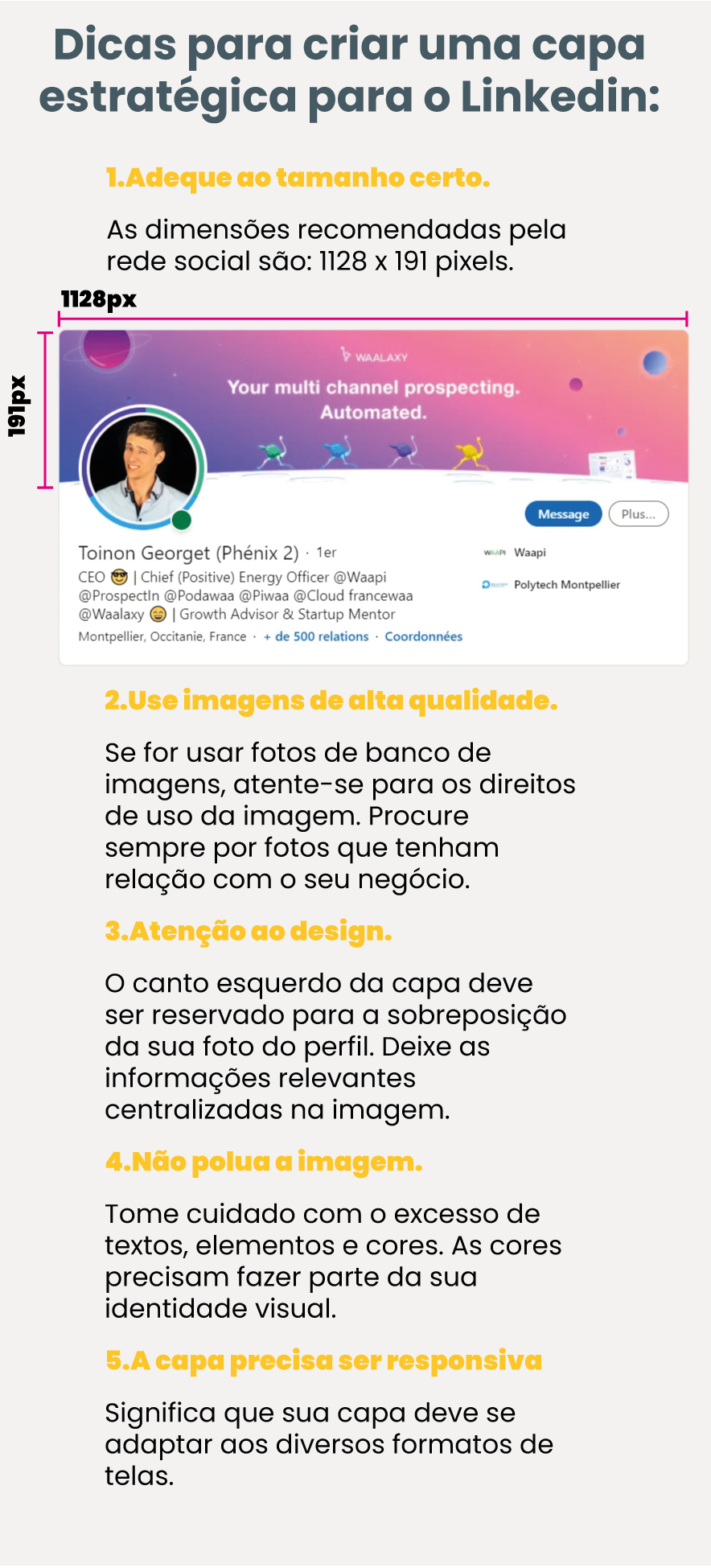 Aprenda a usar a capa do seu LinkedIn de forma estratégica - Sebrae